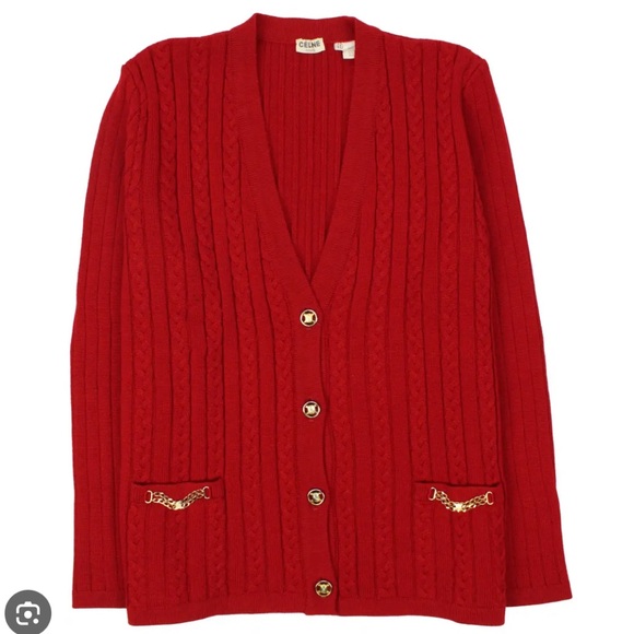 Celine | Sweaters | Vintage Celine Cardigan | Poshmark